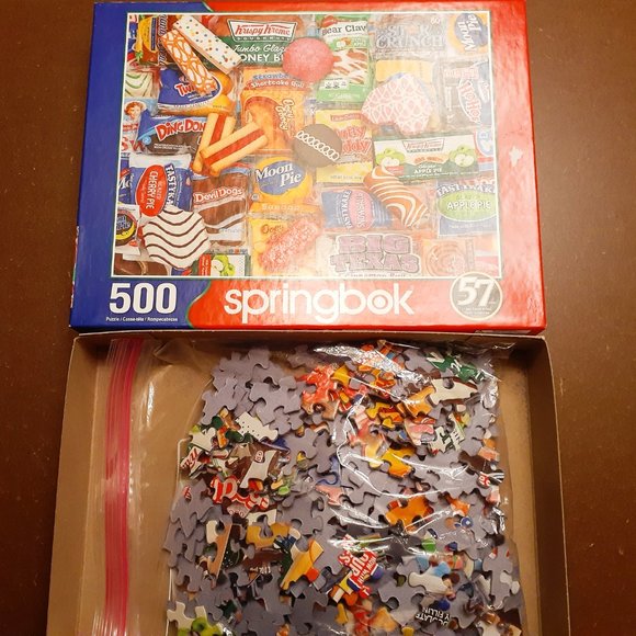 Springbok | Games | Springbok Jigsaw Puzzle Snack Treats 50 Pieces ...